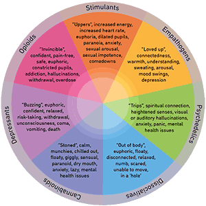 The Drugs Wheel: a new model for substance awareness